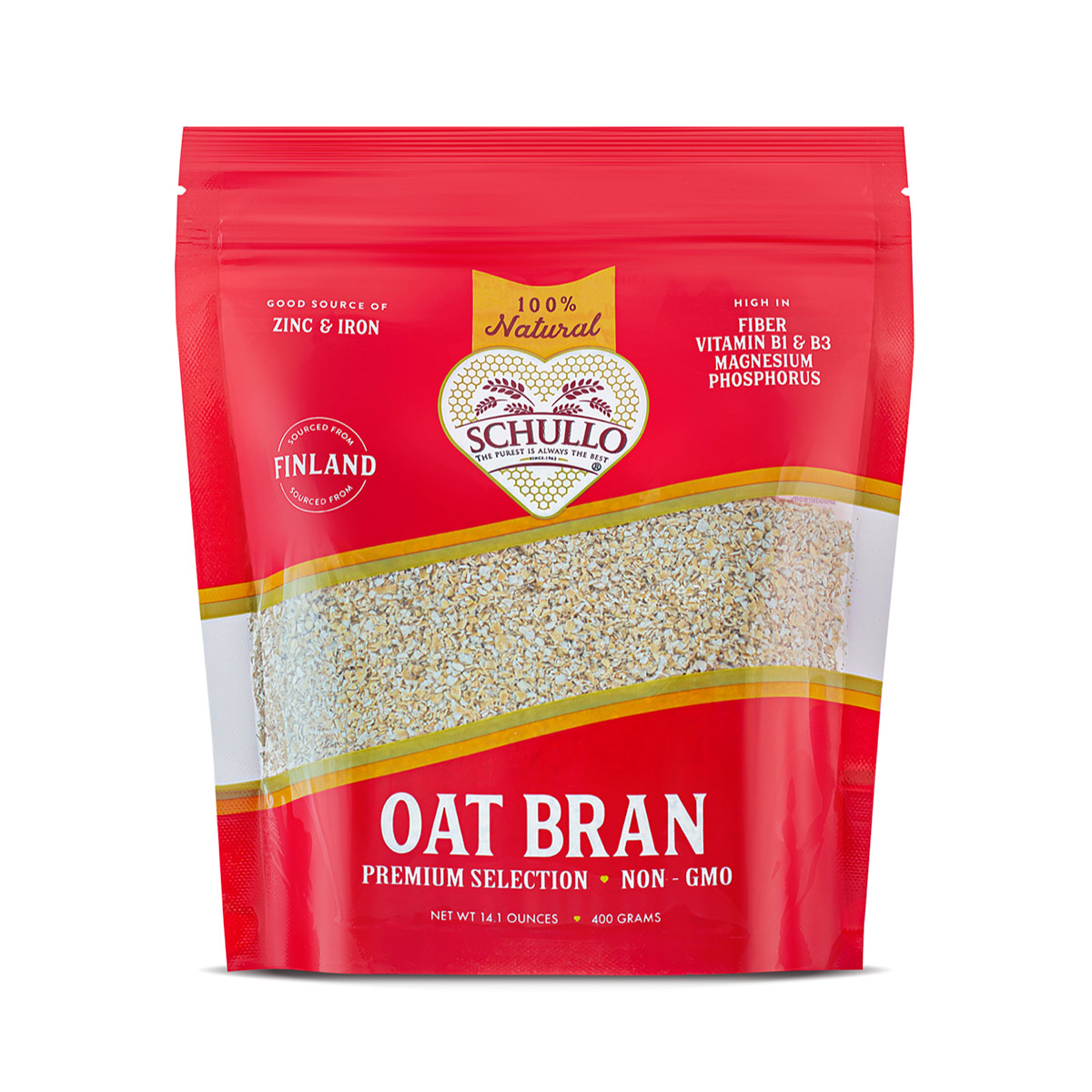 Oat Bran Organic Powder 500g X 2 - Biogreen BG100 Oat Flour