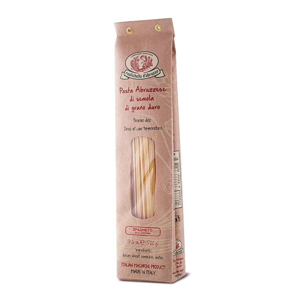 Premium Italian Rustichella d’Abruzzo Spaghetti / 17.6 oz