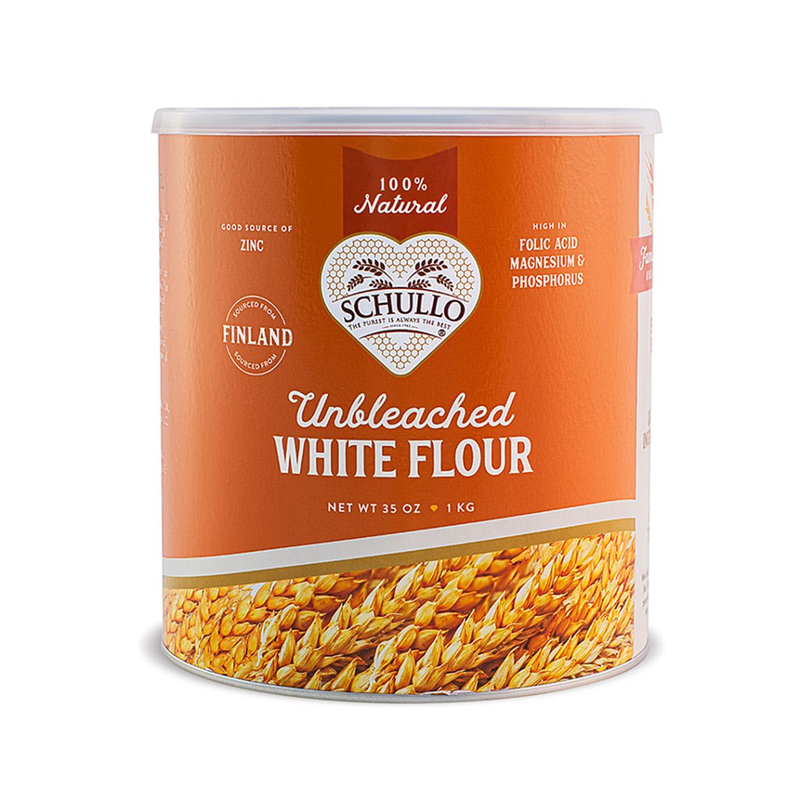 Schullo Organic Unbleached White Flour / 35 oz | Schullo